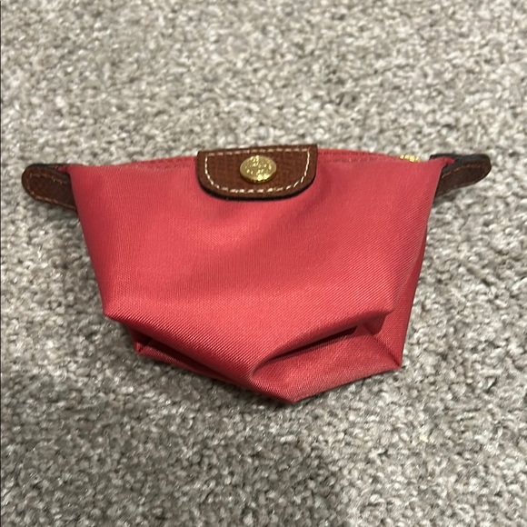 Longchamp | Bags | Longchamp Le Pliage Coin Purse Hot Pink Nylon Mini ...
